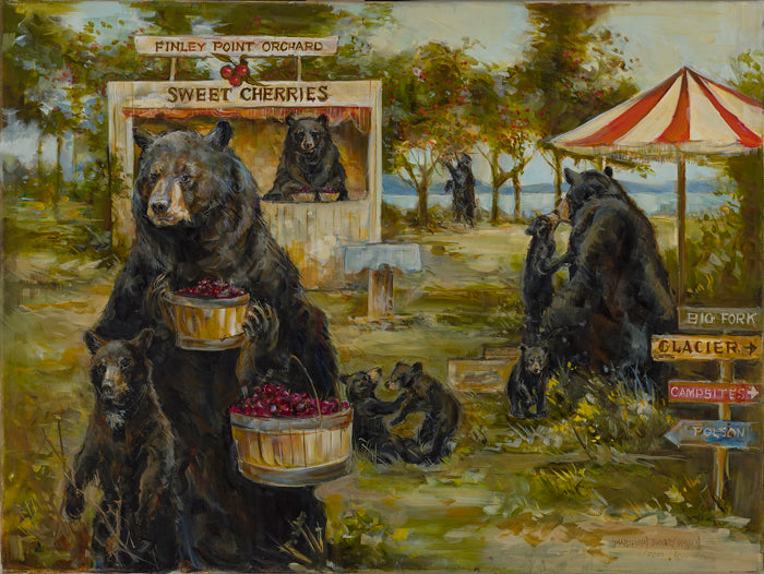 Cherry Bears – Dwyer Mason Art